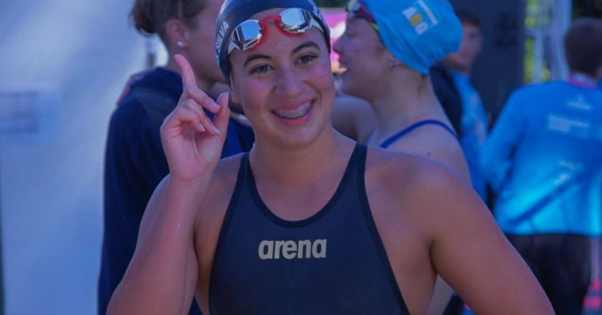 Emily Santos: Panameña Emily Santos brilla en la natación de Rosario ...