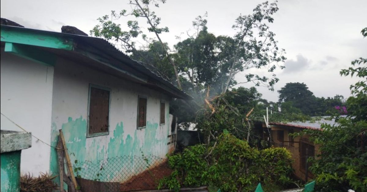 Rayo provoca incendio en parte de una vivienda en La Chorrera ...