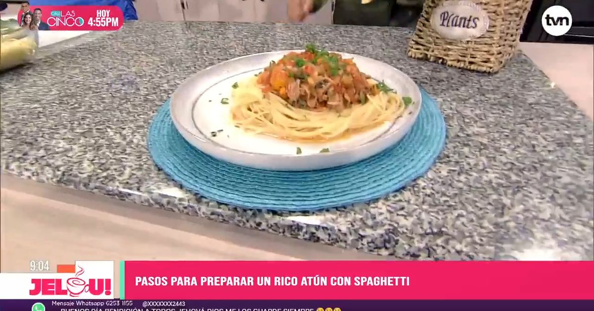 Vídeo | Receta: Atún con spaghetti - Cocina con Alexis | Tvn Panamá
