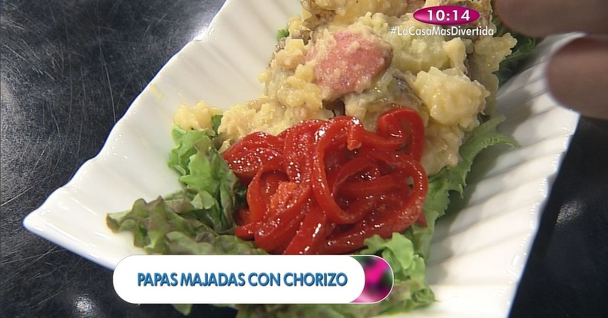Vídeo | Receta - Papas majadas con Chorizo - Cocina | Tvn Panamá