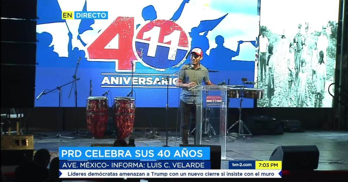 PRD celebra sus 40 años de fundación - Política | Tvn Panamá
