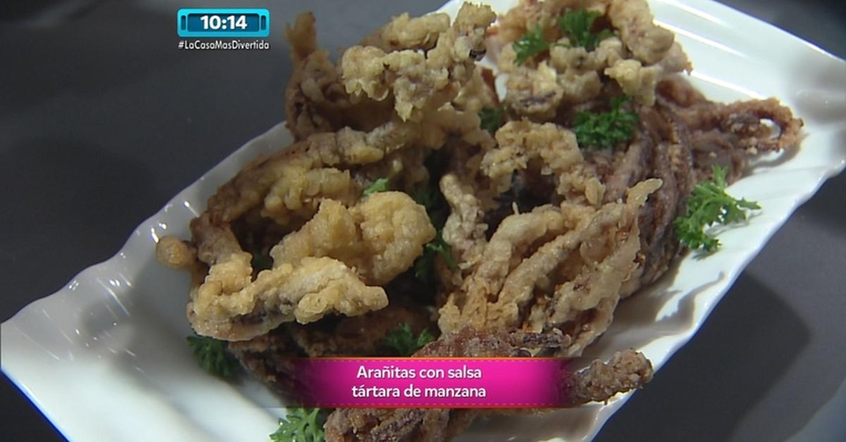 Vídeo | Arañitas con salsa tártara de manzana - Recetas | Tvn Panamá