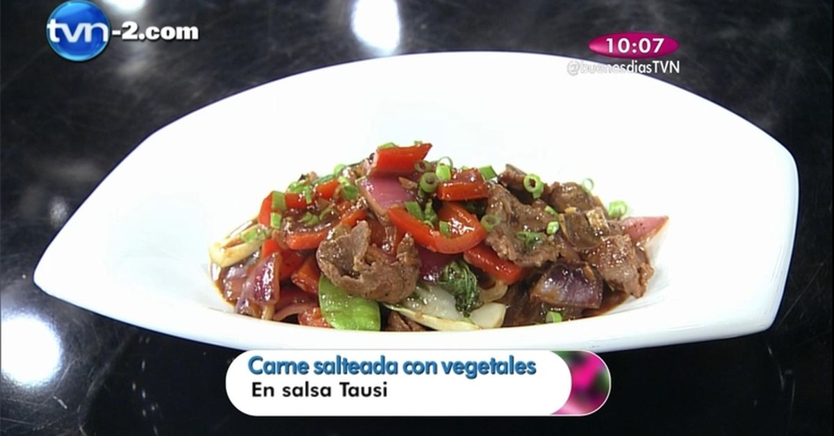 Vídeo | Carne salteada con vegetales con salsa Tausi - Cocina | Tvn Panamá