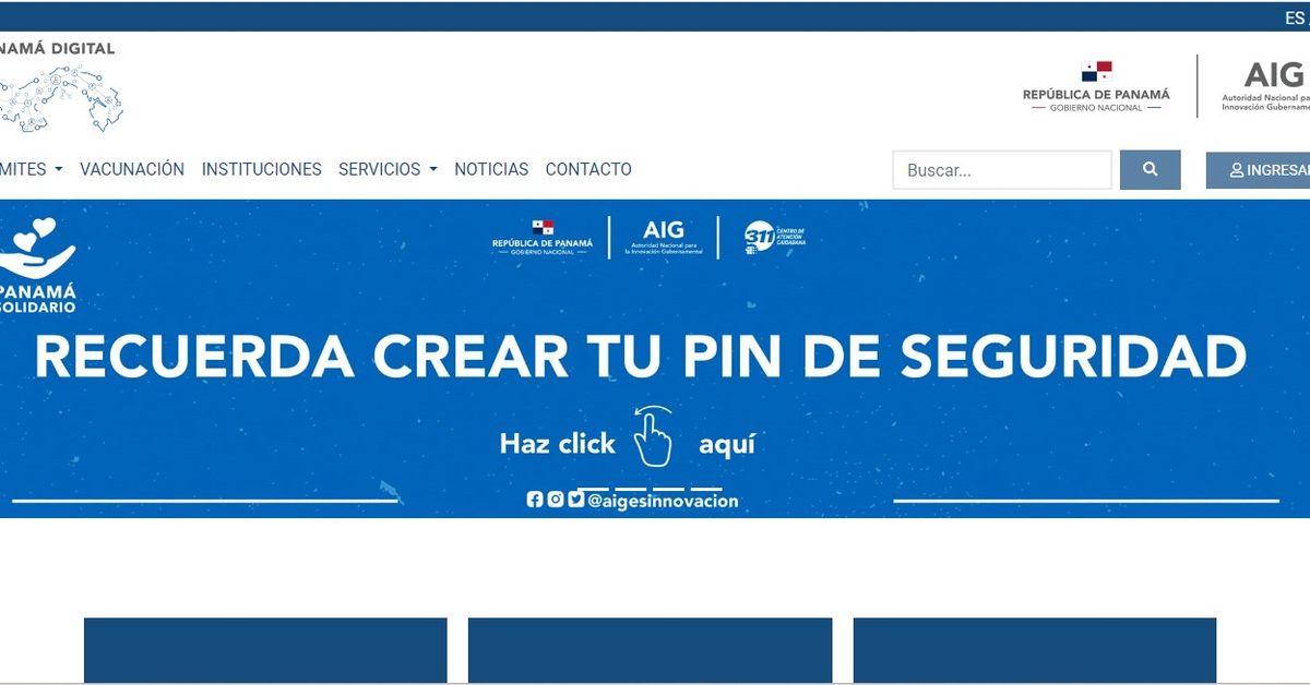 Panamá Digital: Plataforma Panamá Digital se encuentra en mantenimiento ...