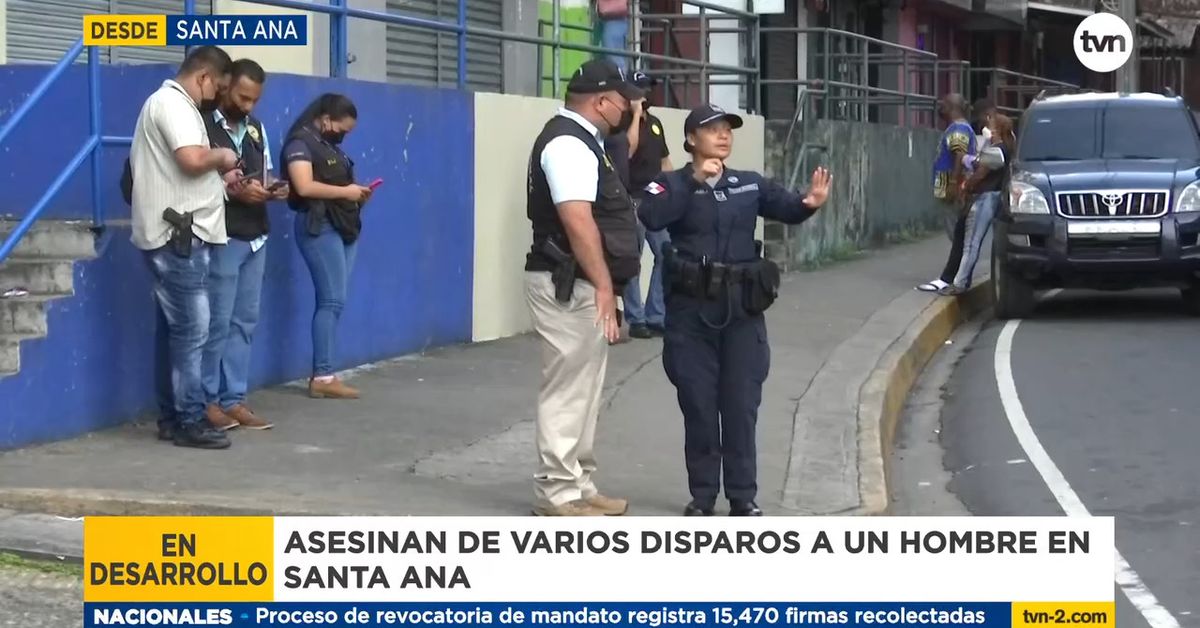 Asesinan de varios disparos a un hombre en Santa Ana - Nacionales | Tvn Panamá