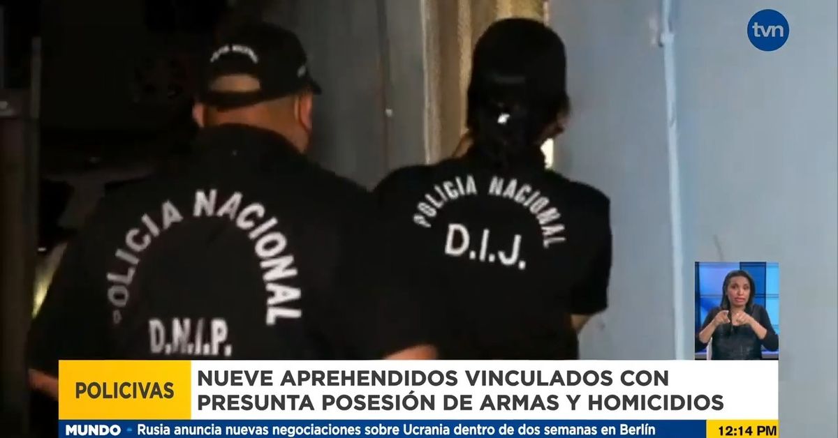Aprehenden en Colón a nueve personas presuntamente vinculadas a la ...